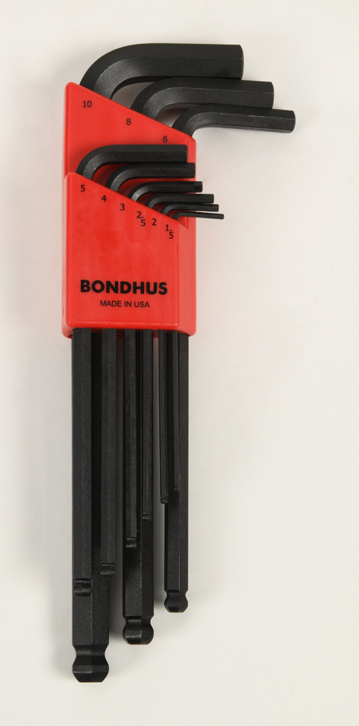 Bondhus ProGuard Hex Key Set: 22 pieces (PN# BH20199) | AutomationDirect