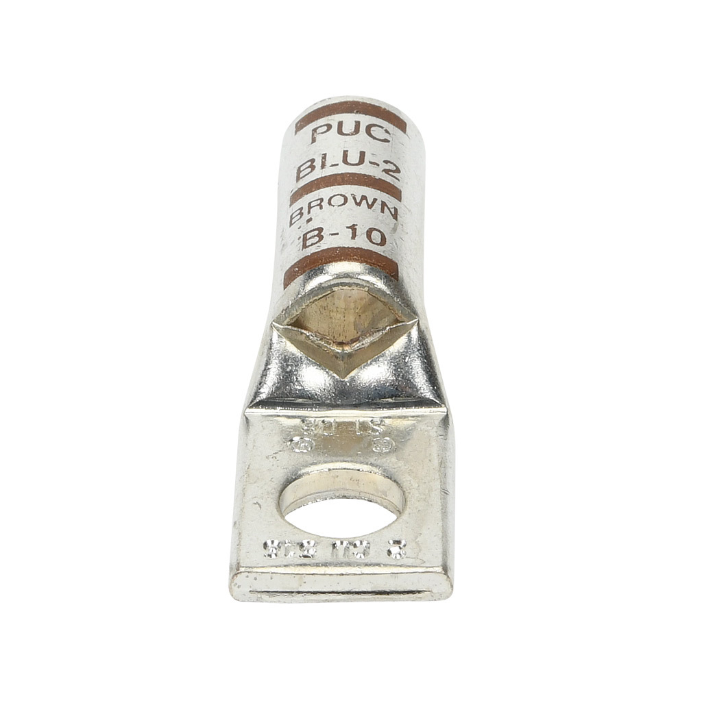 Compression Lug: standard barrel, 35 kV, 1 openings (PN# BLU-2S1-1 ...