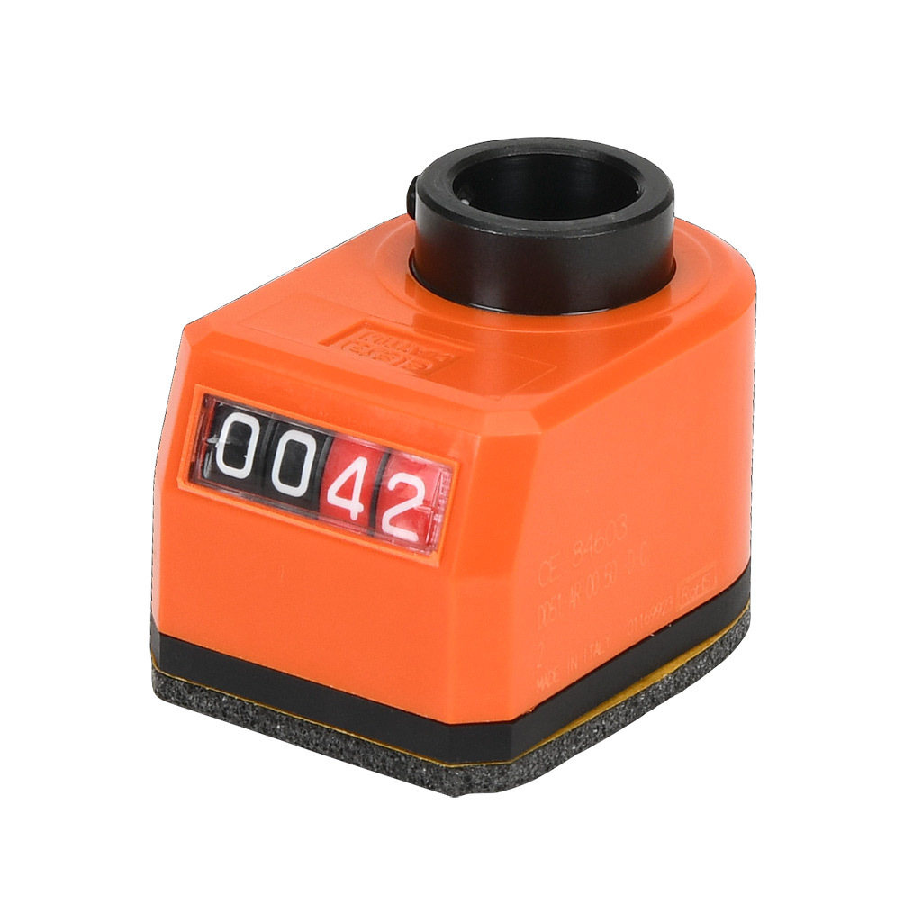 Elesa Position Indicator: 4-digit mechanical, IP65 (PN# DD51-AR-00.50-D) | AutomationDirect