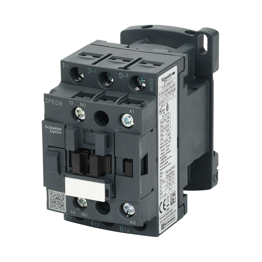 IEC Contactor: 9A, 120 VAC (50/60Hz) coil voltage (PN# DPE09G7) | AutomationDirect