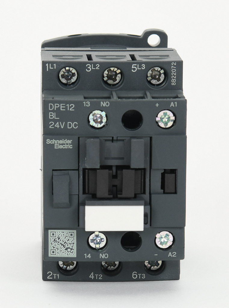 IEC Contactor: 12A, 24 VDC coil voltage (PN# DPE12BL) | AutomationDirect