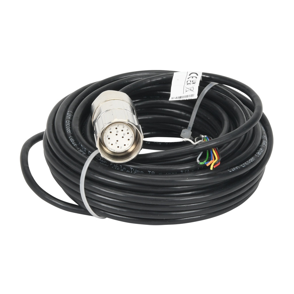 Cable: for Lika Electronic A80 series encoders, 32.8ft/10m cable length ...