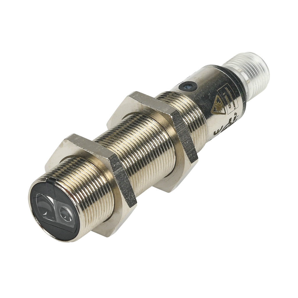 Tubular photo sensor: 30-100mm range, diffuse w/suppression (PN# FKLS-BN-1E) | AutomationDirect