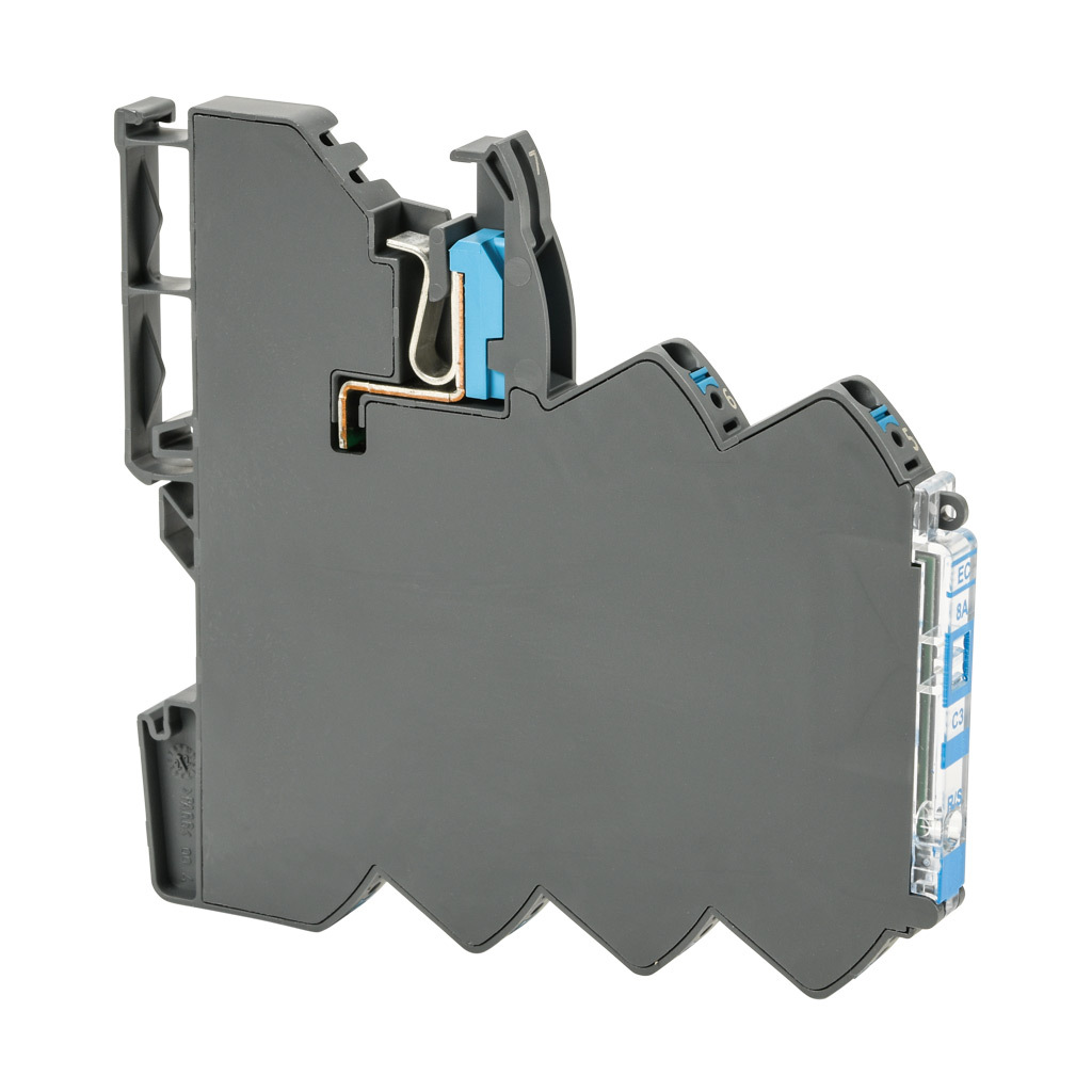 Slim Circuit Protector: 8A, slow 1 curve (PN# GECP-1CH-8A) | AutomationDirect