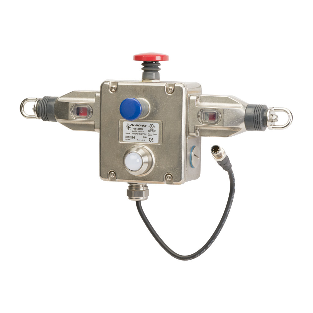 IDEM Z-Range Safety Switch: cable-pull interlock, 250m maximum pull ...