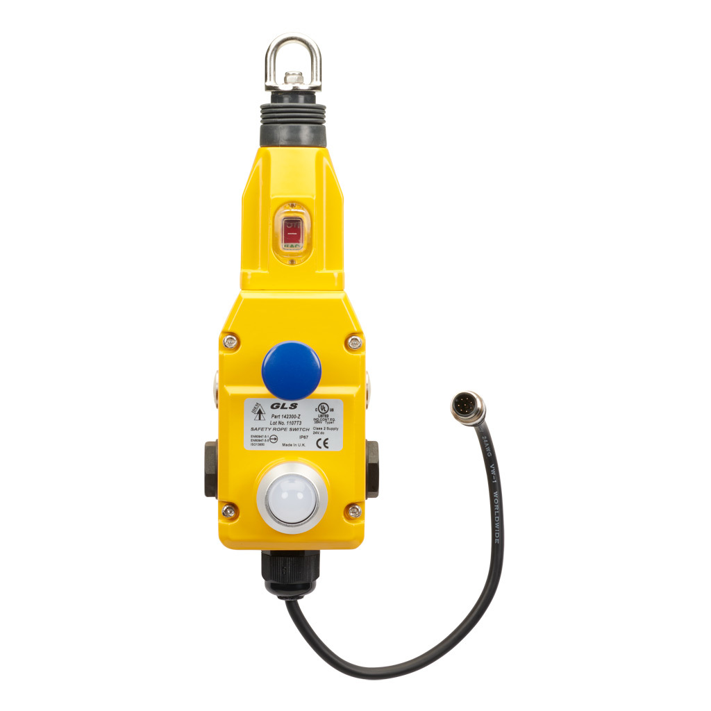 IDEM Z-Range Safety Switch: cable-pull interlock, 80m maximum pull ...