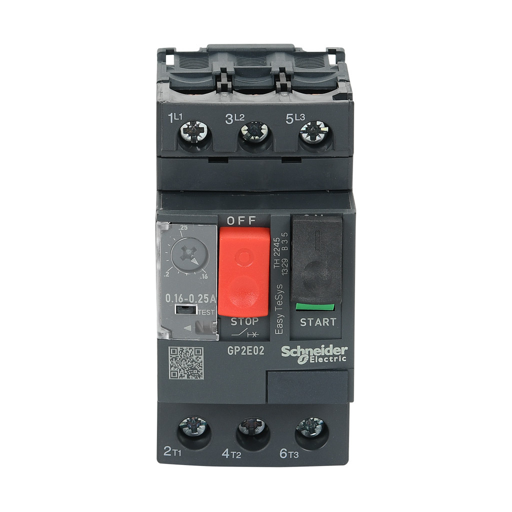 Motor Protector: 45mm frame, 0.16-0.25 adjustable (PN# GP2E02 ...