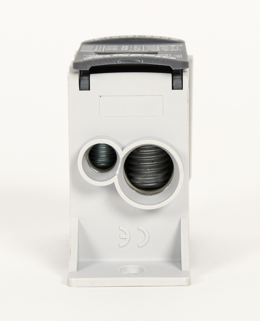 Terminal Block: enclosed, 160A, 1-pole, UL 1059 recognized (PN# GPB2-160P1-6L) | AutomationDirect