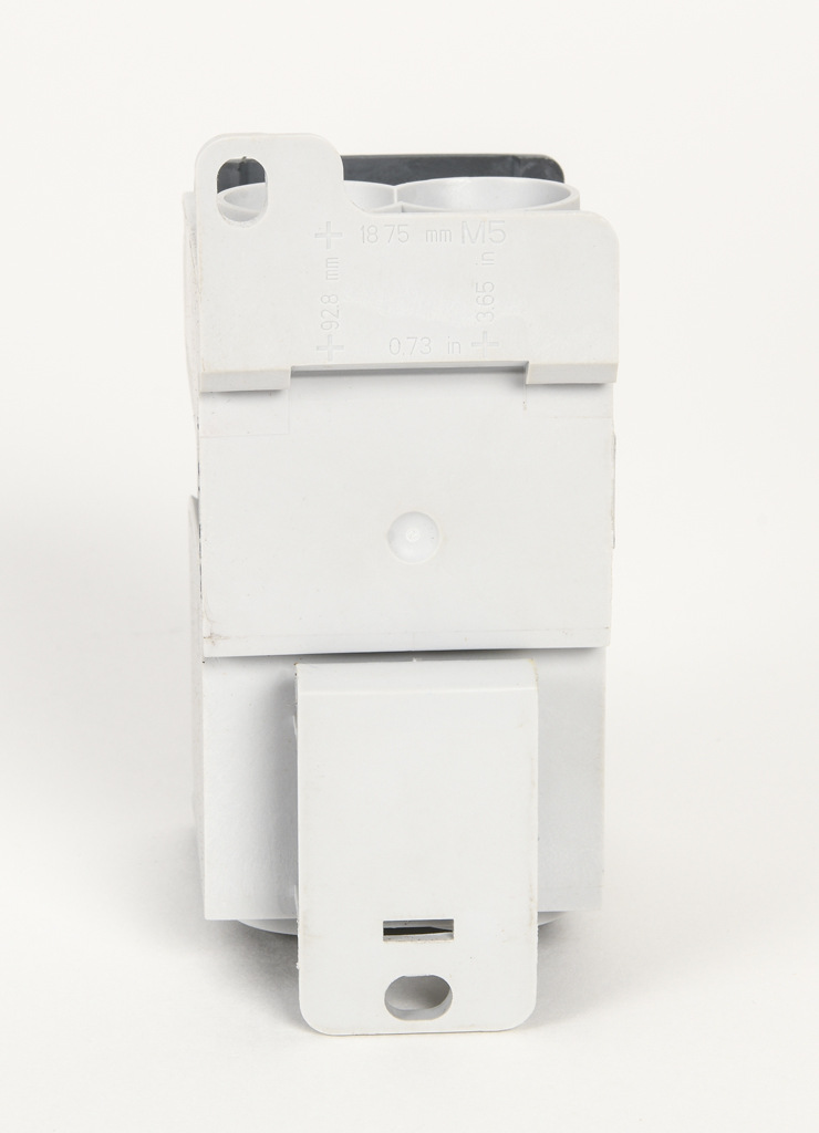 Terminal Block: enclosed, 510A, 1-pole, UL 1059 recognized (PN# GPB2-510P1-2L) | AutomationDirect