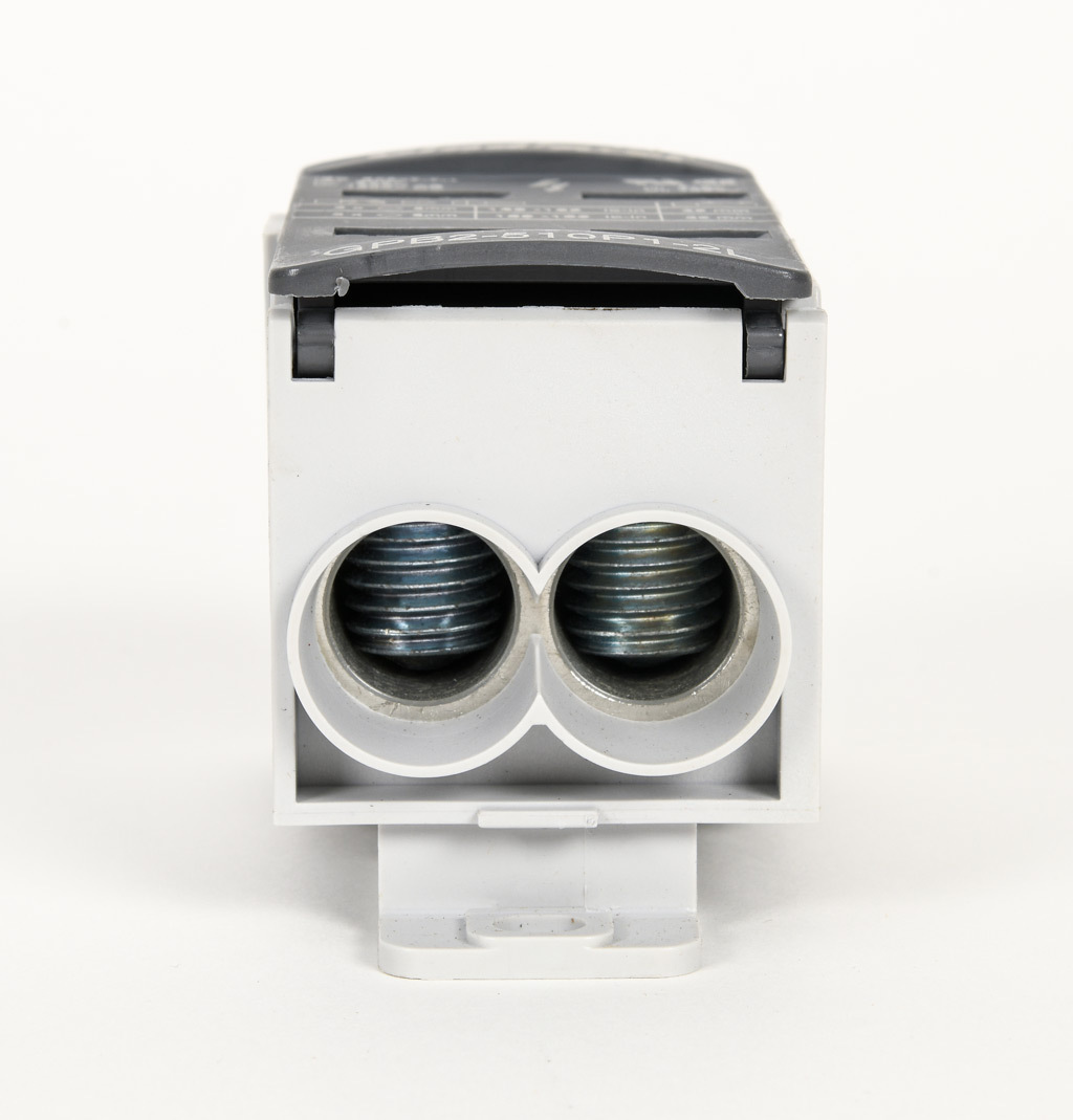 Terminal Block: enclosed, 510A, 1-pole, UL 1059 recognized (PN# GPB2-510P1-2L) | AutomationDirect