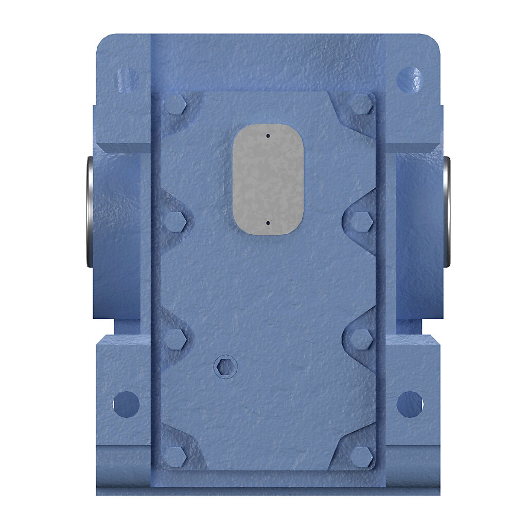 Helical Bevel Gearbox: general purpose, 120:1 ratio (PN# HBR-67-120-B ...