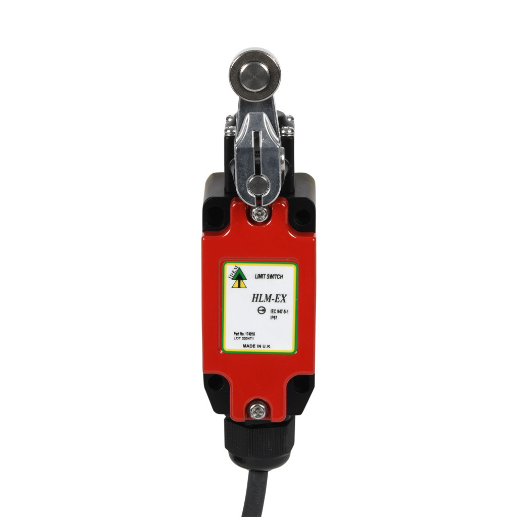Safety Limit Switch: side rotary lever with stainless steel roller (PN ...