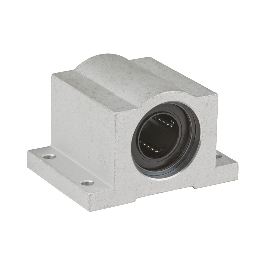 Single Pillow Block: full ball recirculating bearing, 3/4in inside ...