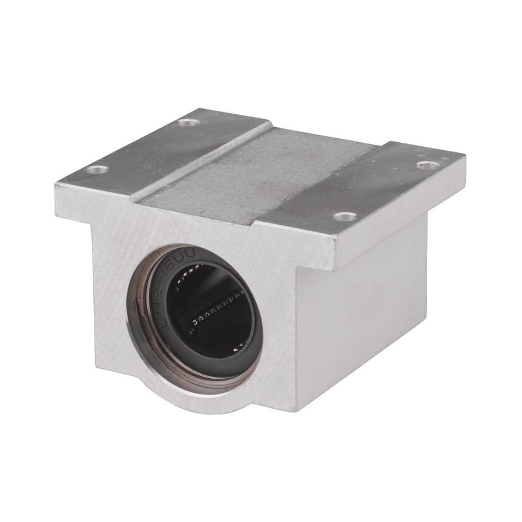 Single Pillow Block: full ball recirculating bearing, 1in inside ...
