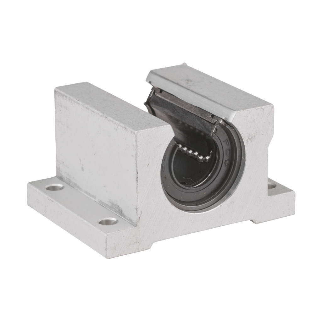 Single Pillow Block: full ball recirculating bearing, 1/2in inside ...