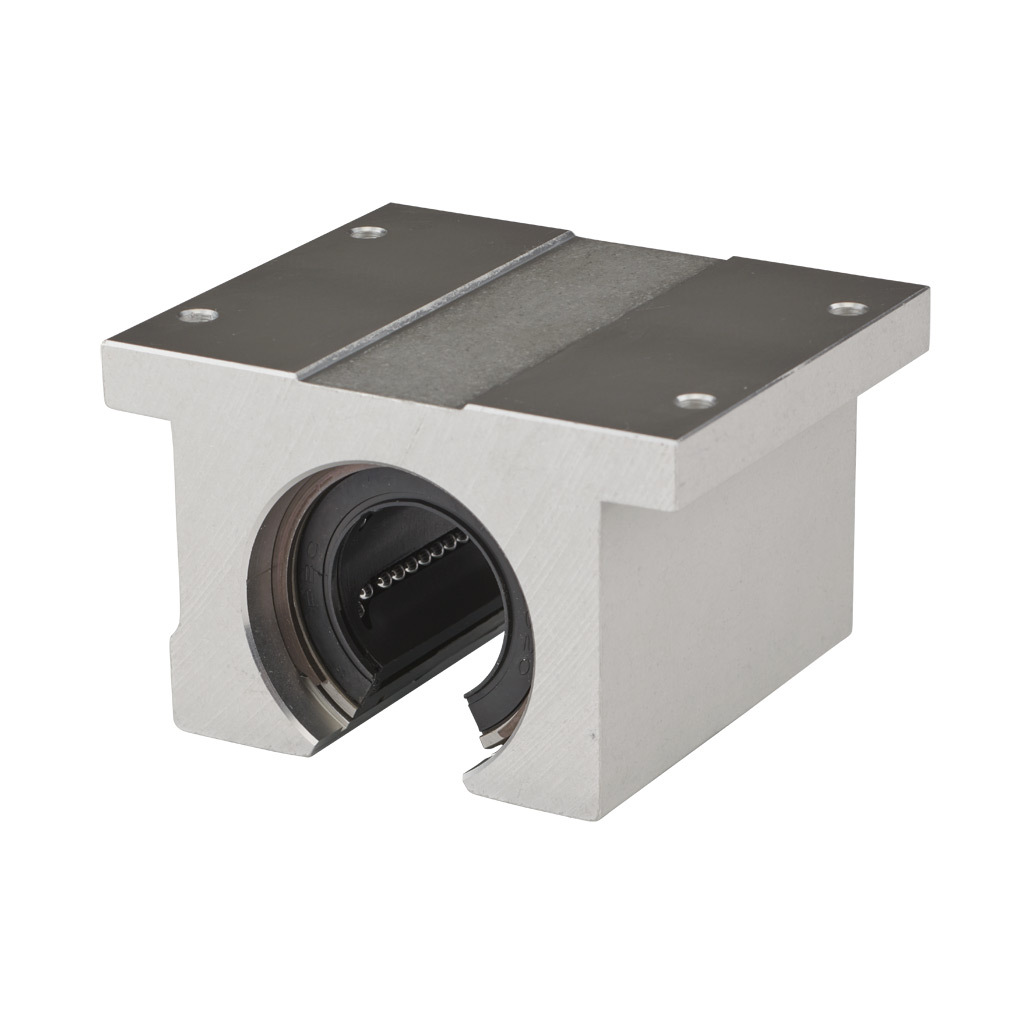 Single Pillow Block: full ball recirculating bearing, 1-1/4in inside ...