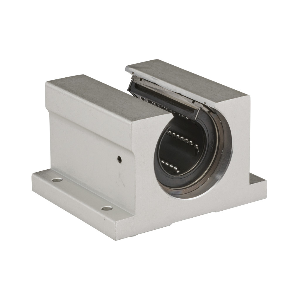 Single Pillow Block: full ball recirculating bearing, 1-1/4in inside ...