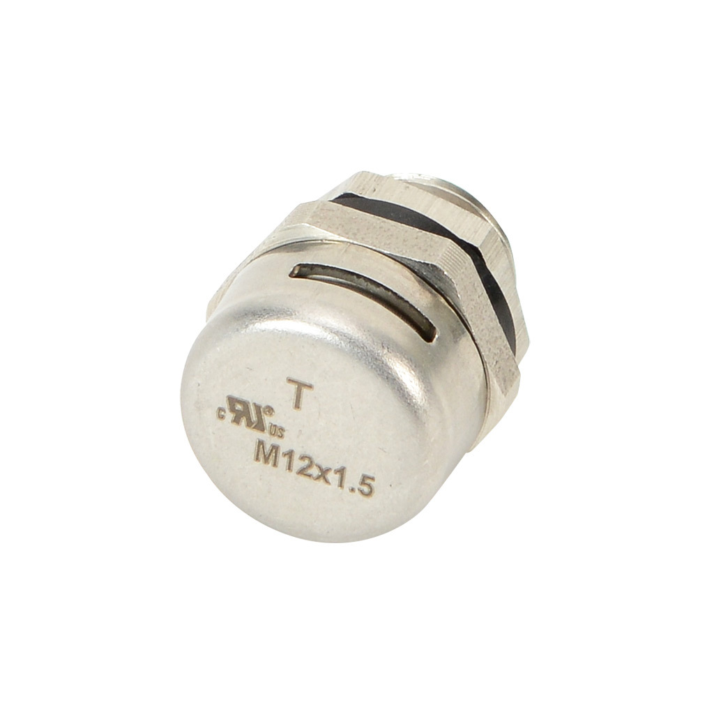 Pressure Relief Vent Plug: M12 x 1.5mm thread type, stainless steel (PN ...