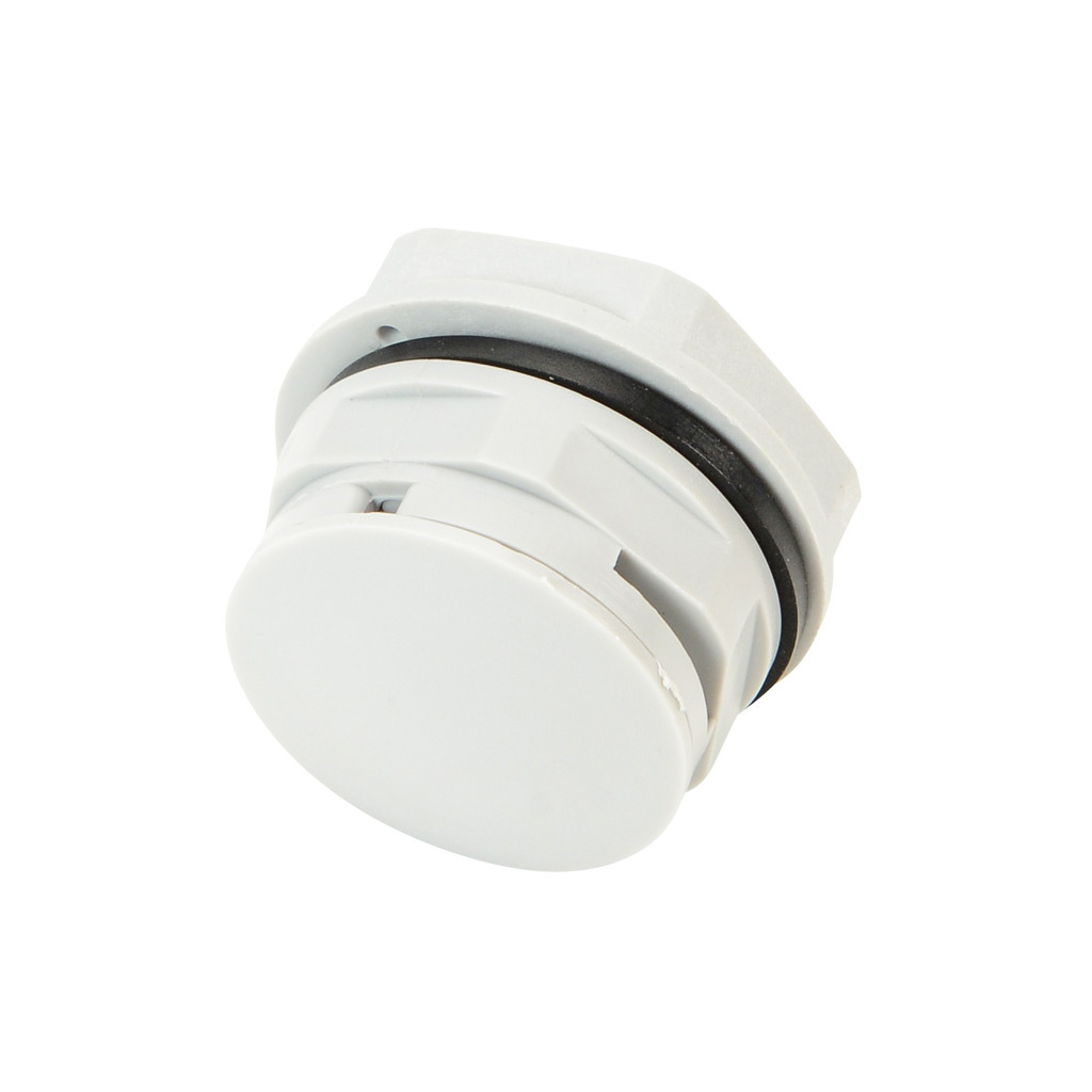 Pressure Relief Vent Plug: M20 x 1.5mm thread type, polyamide, light ...