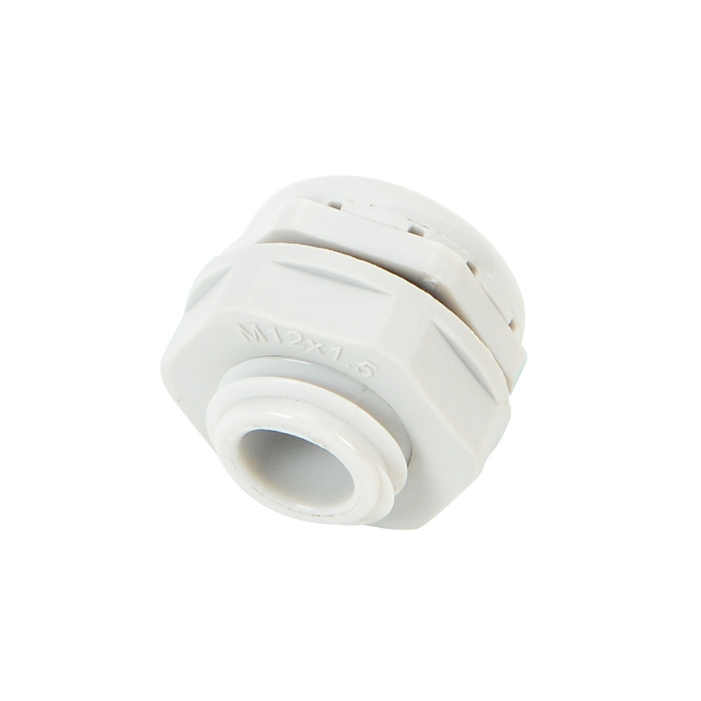 Pressure Relief Vent Plug: M12 x 1.5mm thread type, polyamide, light ...