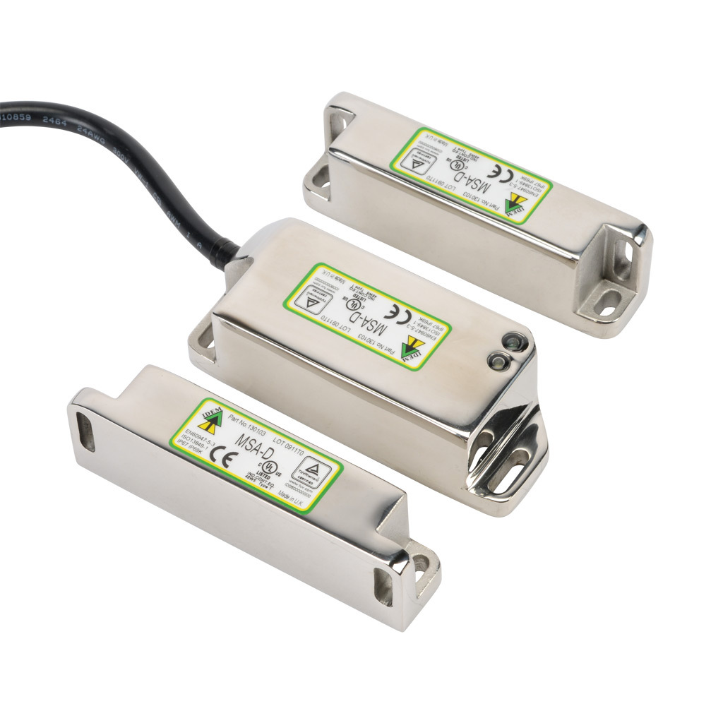 Standalone Safety Switch Set: dual non-contact coded magnetic, manual ...