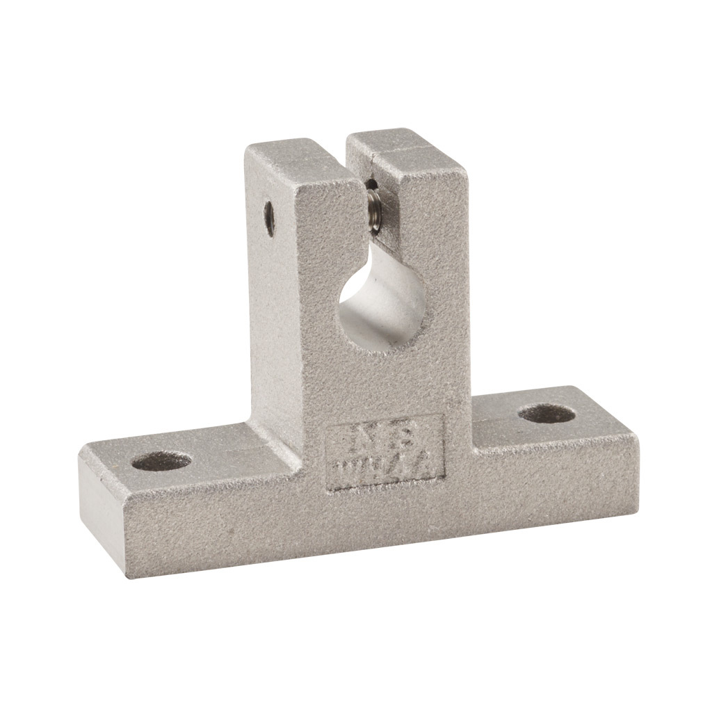 Linear Shaft Support: 11/16in center height, for 1/4in diameter PBC ...