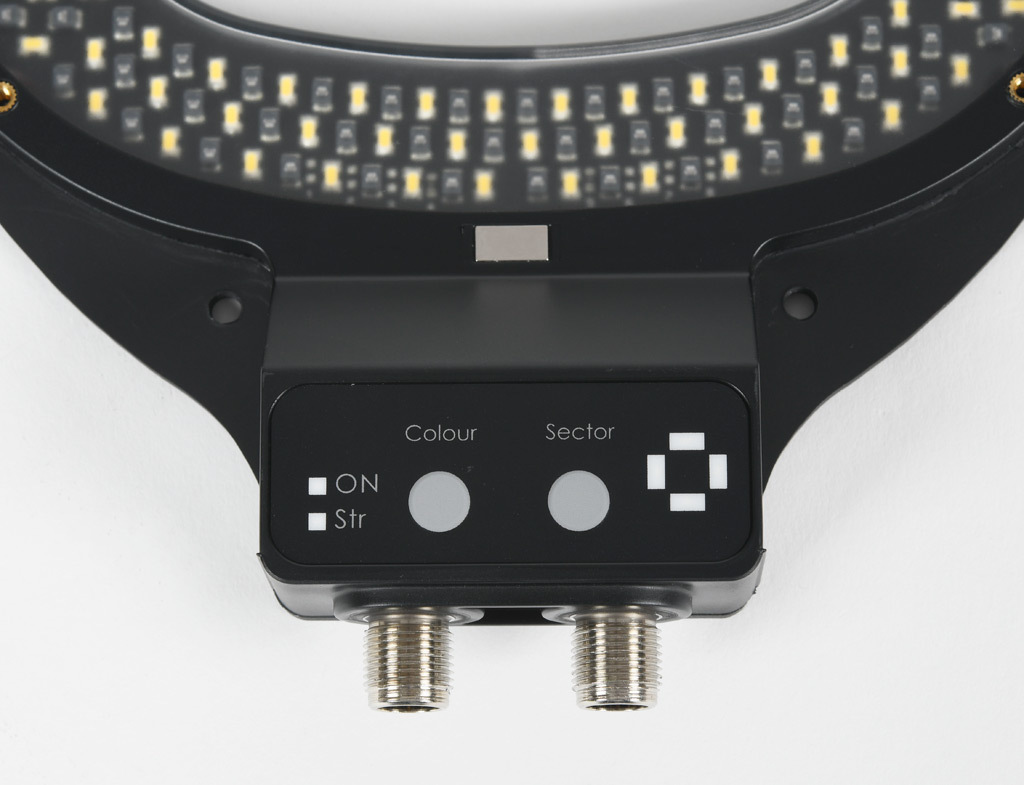 Machine Vision Lighting: ring light, white and infrared light emission ...