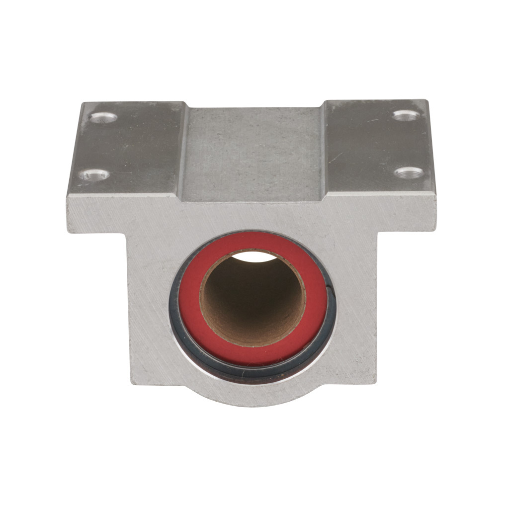 Single Pillow Block: plain bearing, 3/4in inside diameter, for 3/4in ...