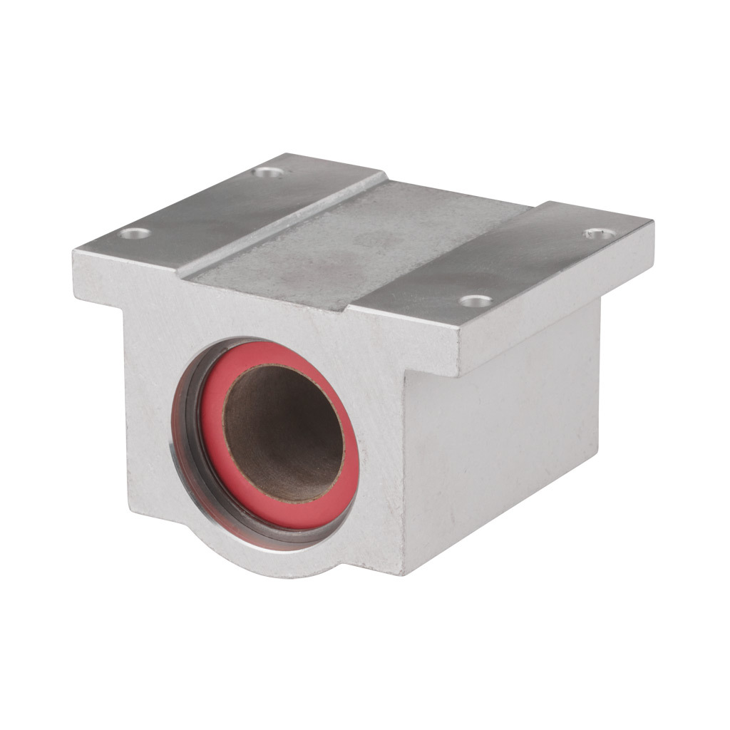 Single Pillow Block: plain bearing, 1in inside diameter, for 1in ...