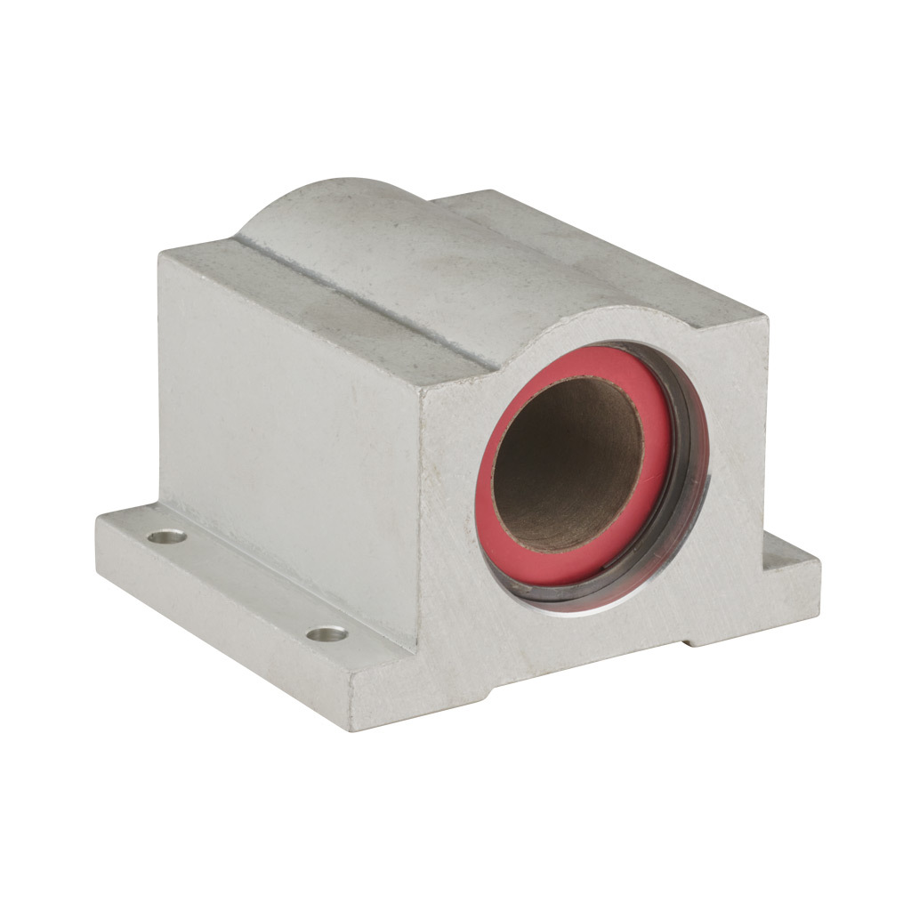 Single Pillow Block: plain bearing, 1in inside diameter, for 1in ...