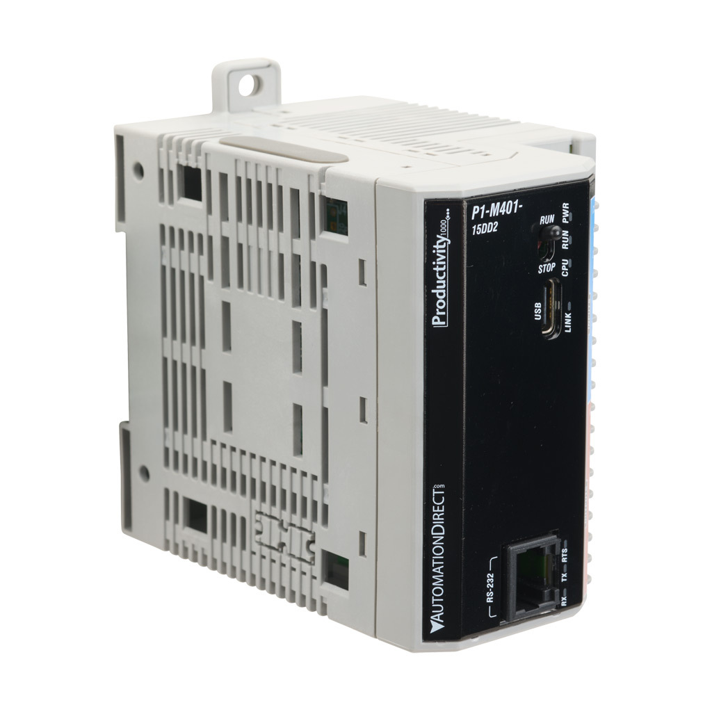 Productivity1000 PLC: 8-pt in, 7-pt out, serial and USB C ports ...