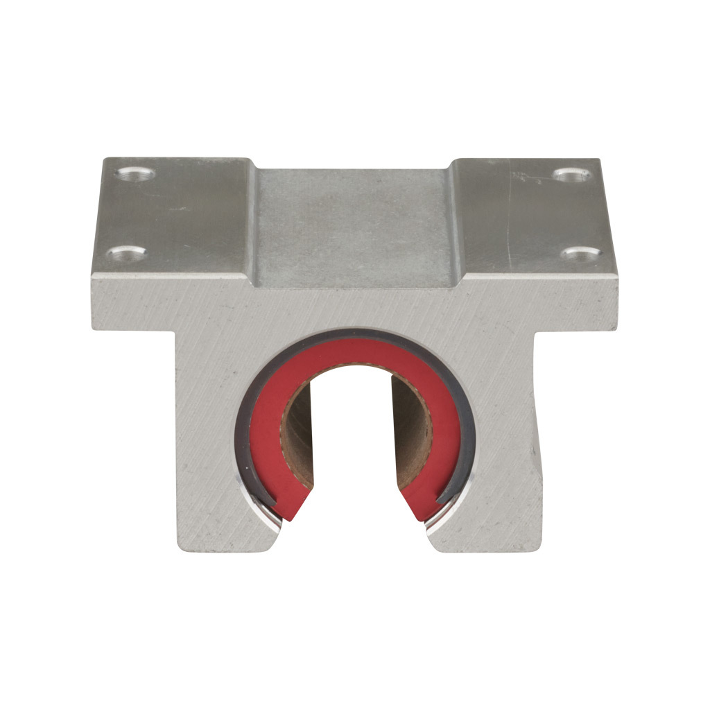 Single Pillow Block: plain bearing, 3/4in inside diameter, for 3/4in ...