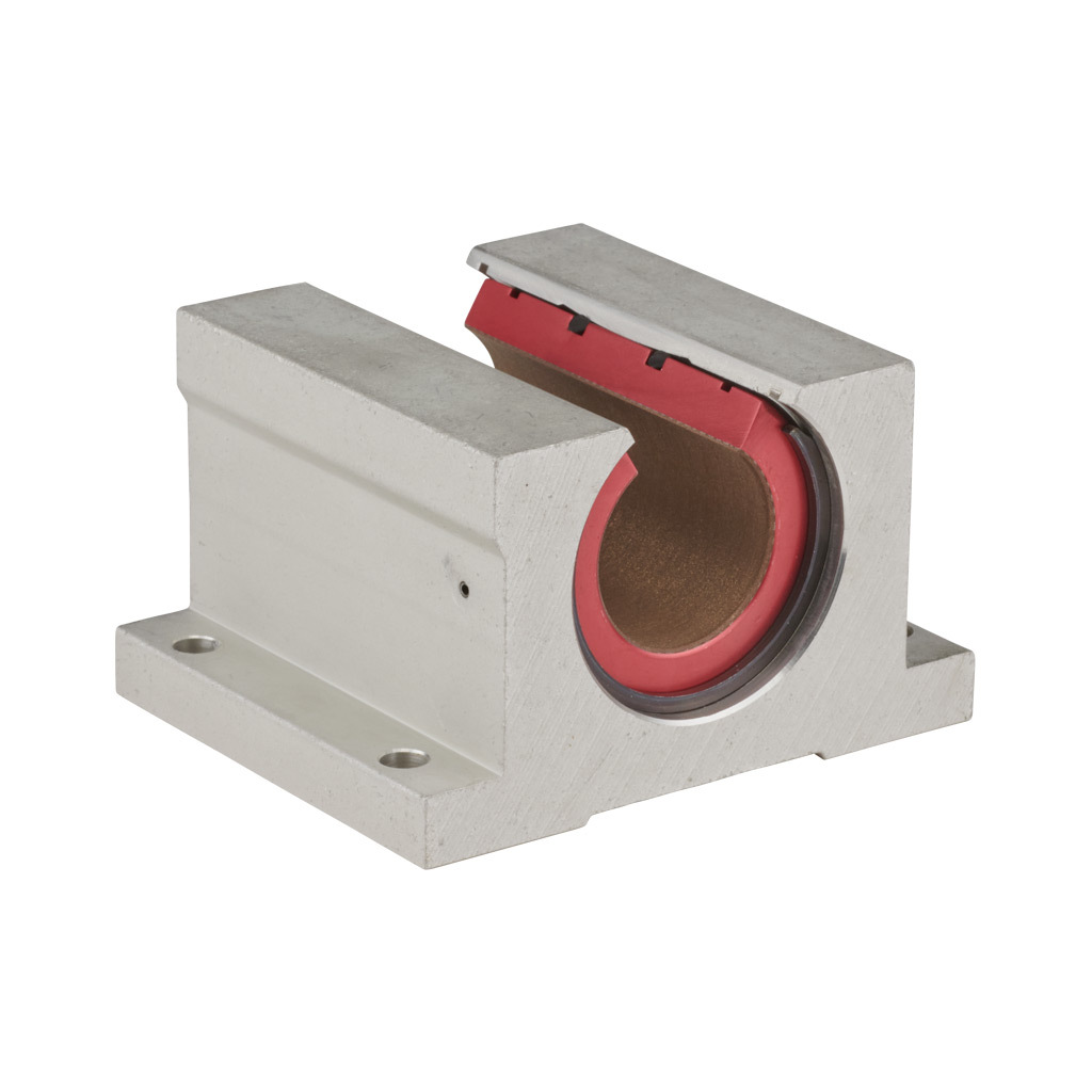 Single Pillow Block: plain bearing, 1in inside diameter, for 1in ...