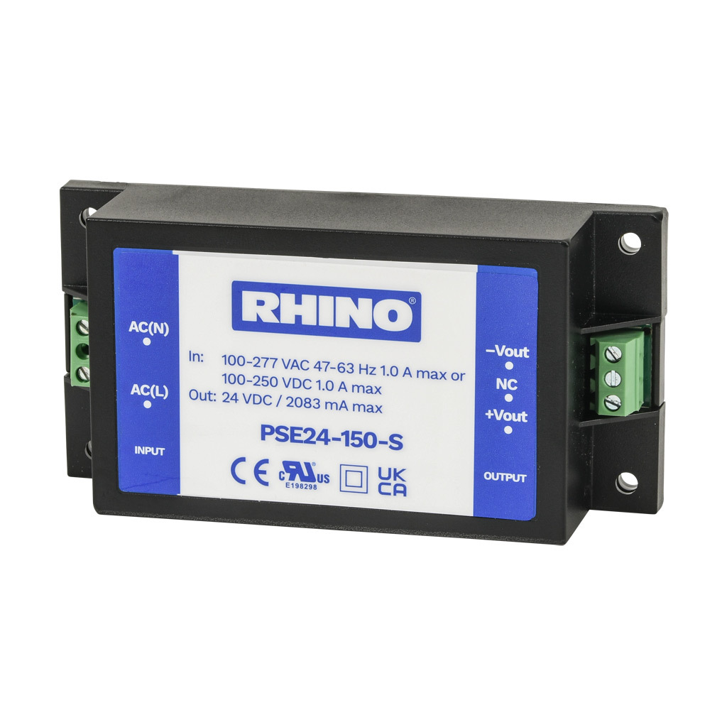 Switching Power Supply: 24 VDC out, Output: 24 VDC @ 2.1A/50W (PN ...