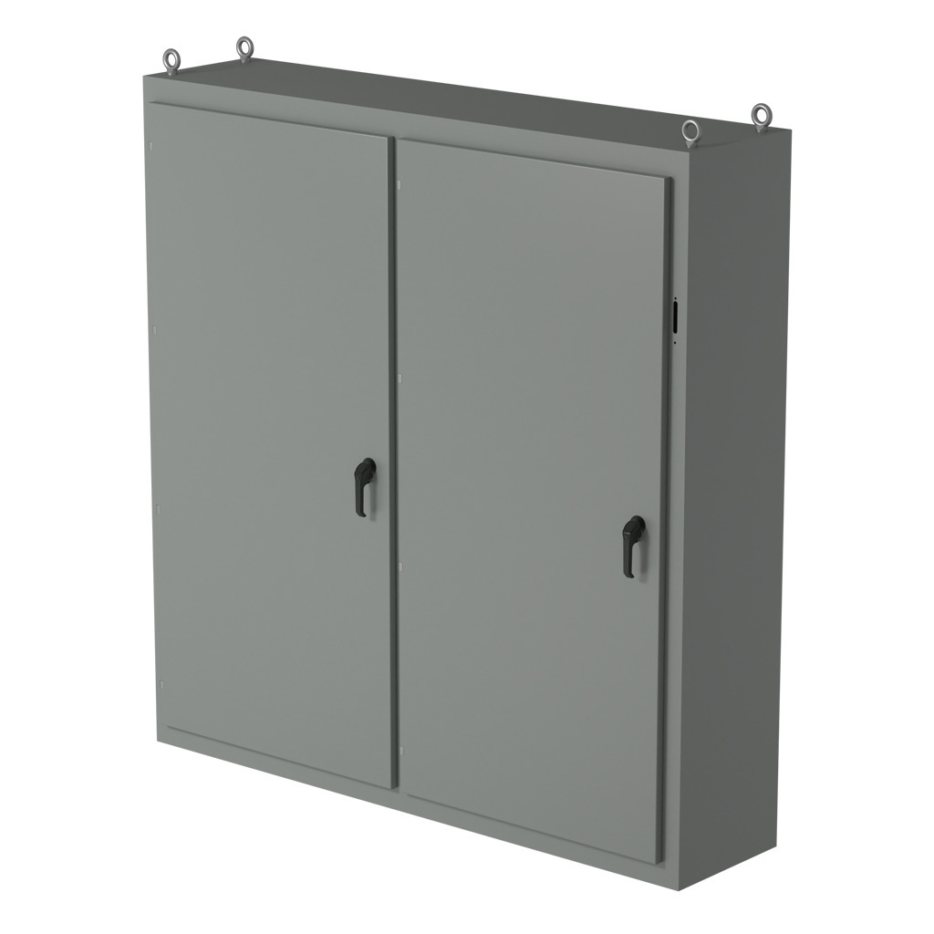 Disconnect Enclosure Bay: 80 x 78 x 18in, freestanding, carbon steel ...