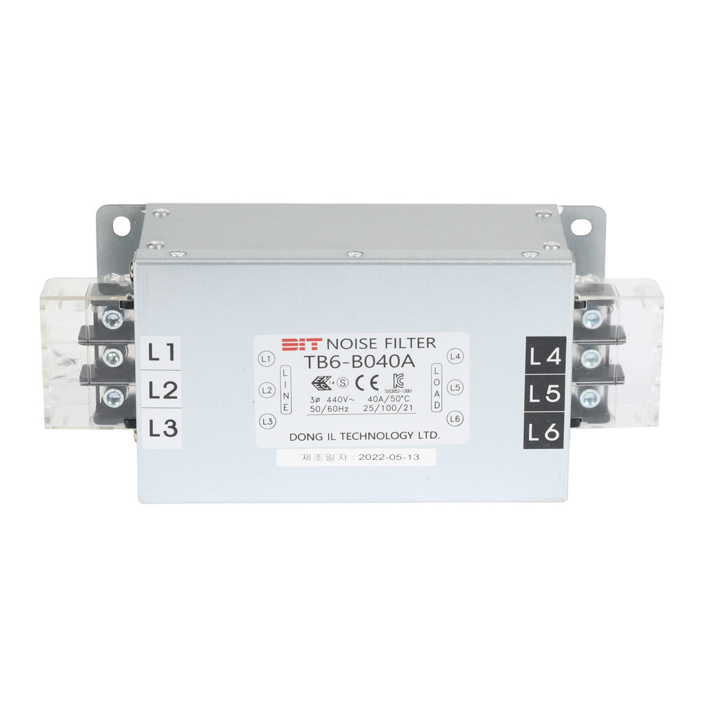 EMI Input Filter: 40A, drive rated (PN# TB6-B040AS) | AutomationDirect