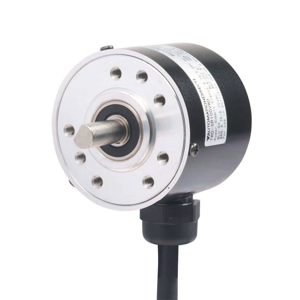 Incremental (quadrature) Rotary Encoder: 100 ppr (PN# TRD-SR100VWD ...