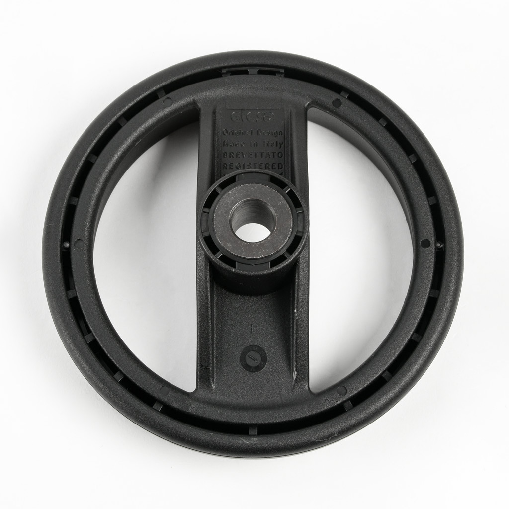 Elesa Handwheel: spoked, 125mm diameter, 12mm bore (PN# VRTP-125-A12 ...