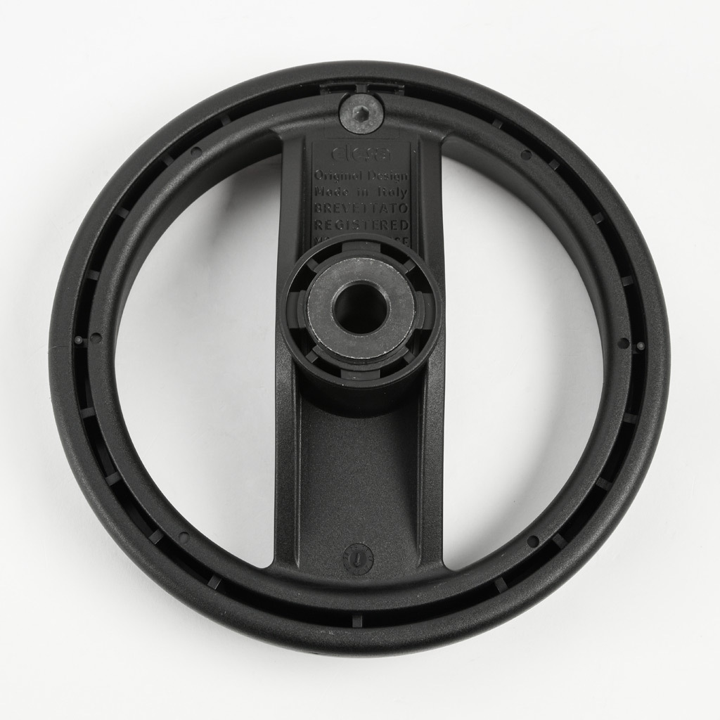 Elesa Handwheel: spoked, 6in diameter, 1/2in bore (PN# VRTP-160-IR-A12 ...