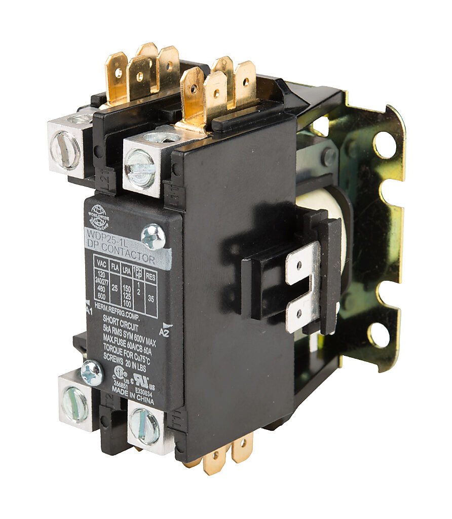 Definite Purpose Contactor: 25A, 120 VAC 50/60 Hz coil voltage (PN ...
