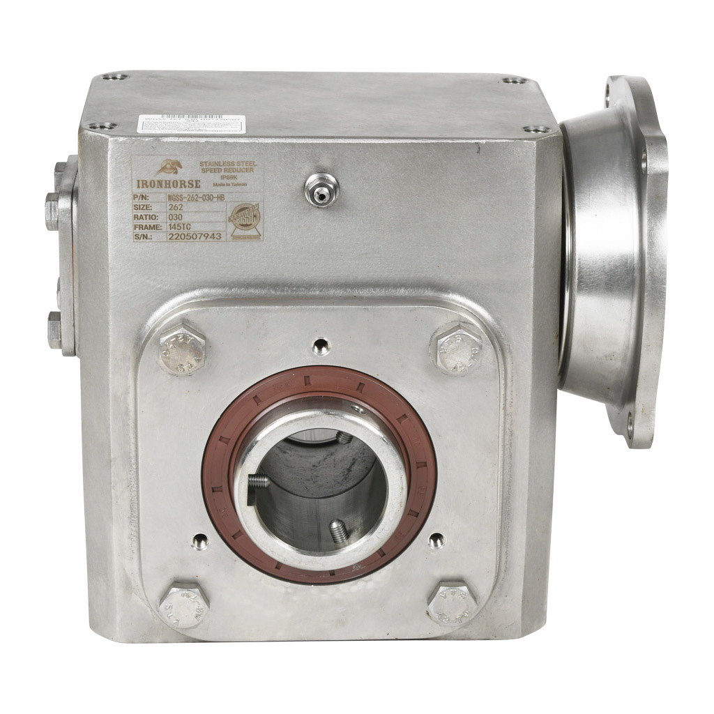 Worm Gearbox: washdown duty, 30:1 ratio (PN# WGSS-262-030-HB ...