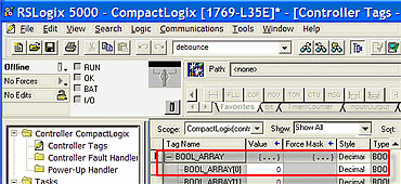 Allen-Bradley Control/CompactLogix Tags