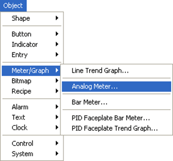 Analog Meter Object