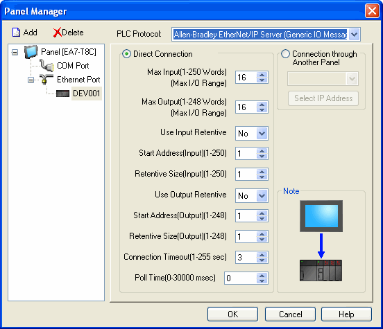 Allen-Bradley Generic EtherNet/IP Explicit Messaging Setup