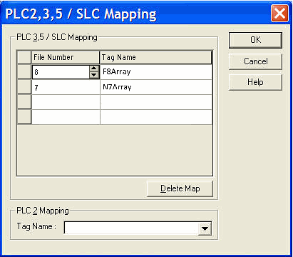SLC/PLC Mapping