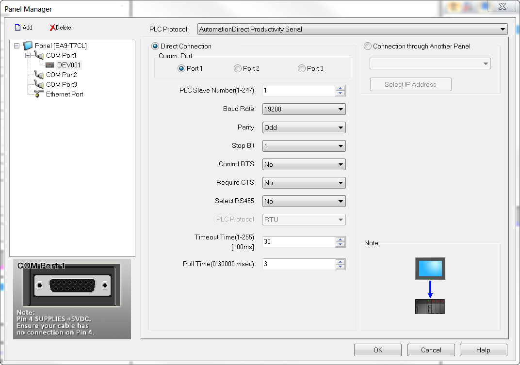 AutomationDirect Productivity Series — Serial