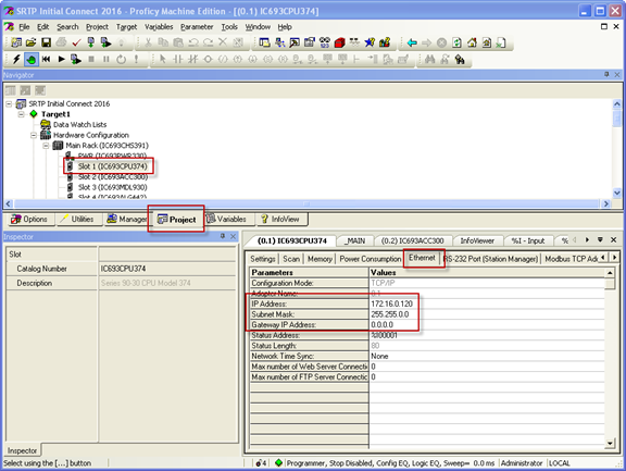 GE Ethernet 90/30 and Rx3i SRTP Protocol Setup