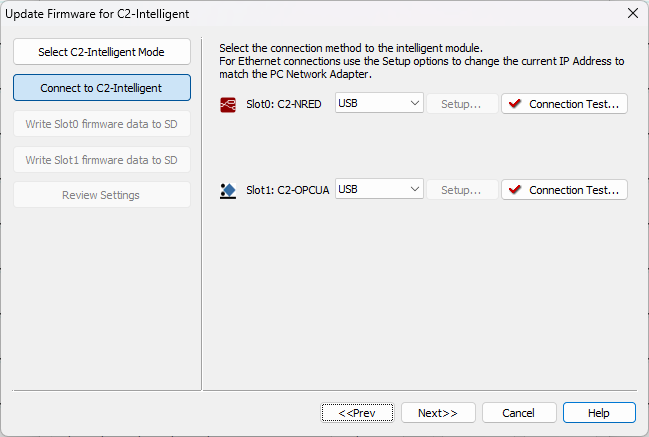 Update Intelligent Module Firmware