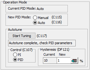 PID Monitor Mode