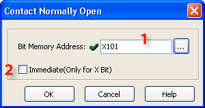 Normally Open Contact